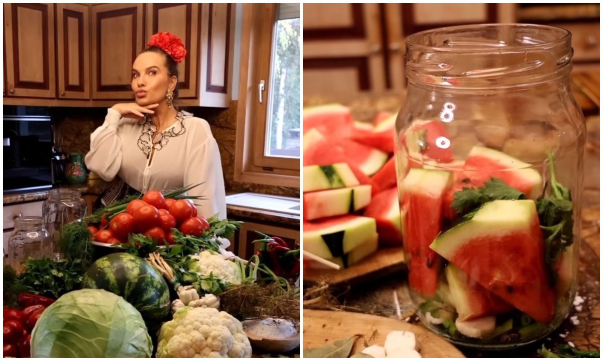 Rețeta de pepene roșu murat. Anna Lesko a dezvăluit secretul: "Are un ...